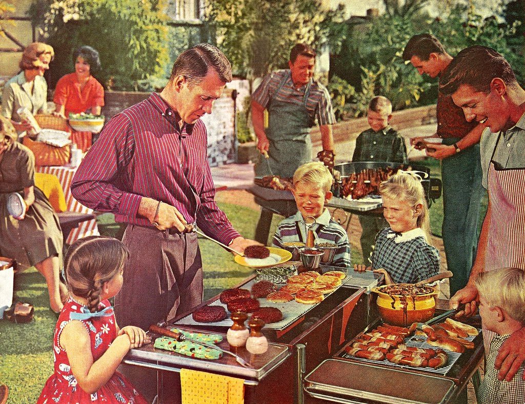 The unwritten rules of a 1970s backyard barbecue that nobody follows ...