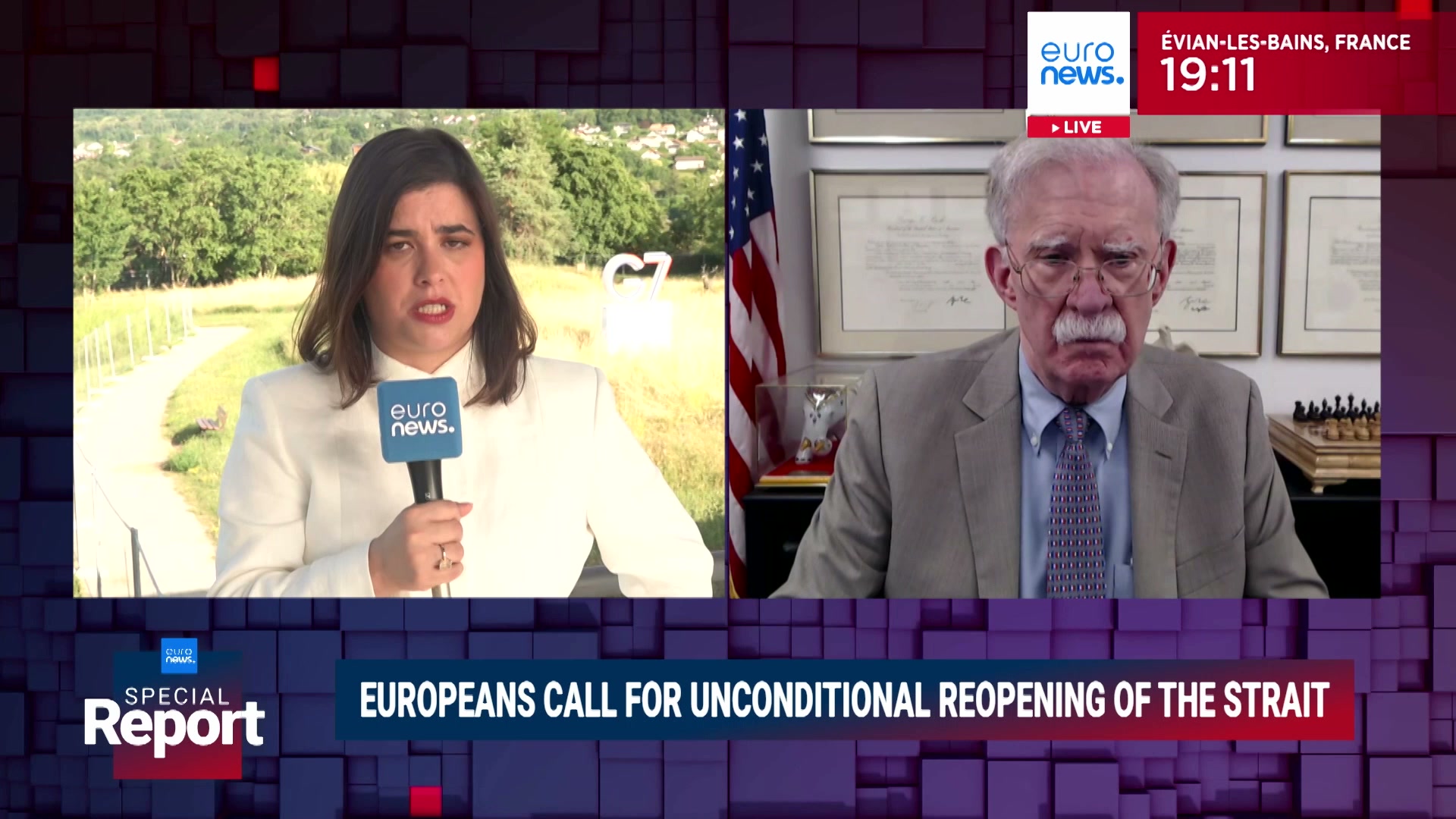 John Bolton zu Euronews: Der Iran hat Trump beim Deal über den Tisch ...