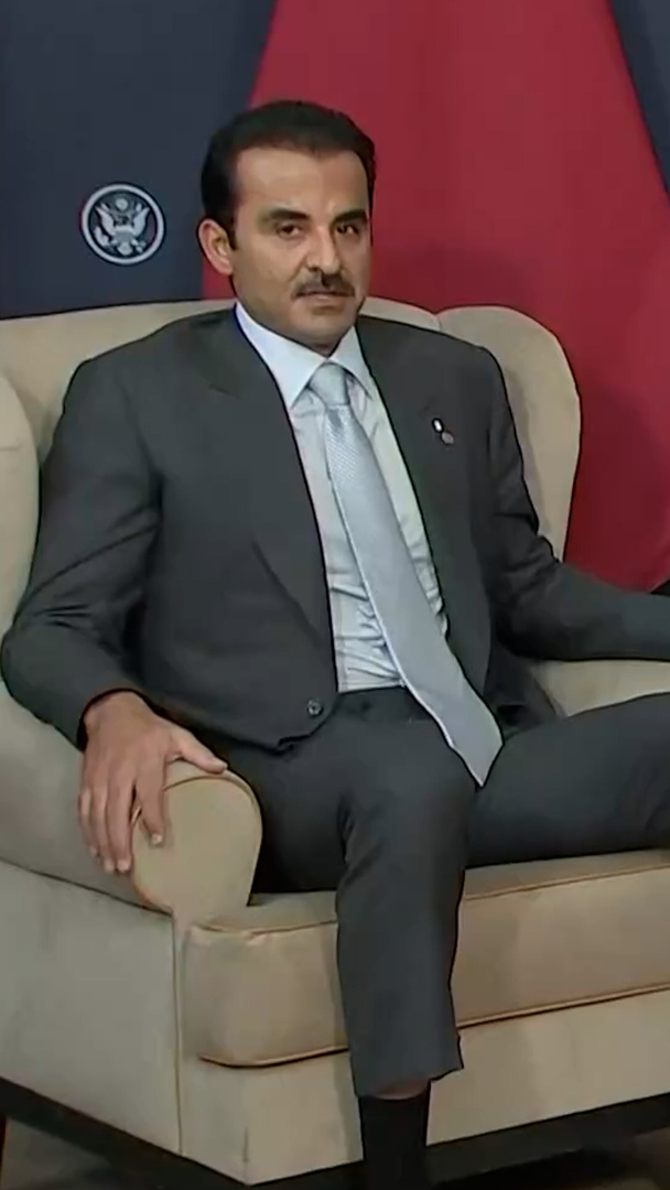 Qatar’s emir hails Iran deal and touts US investments in Trump meeting