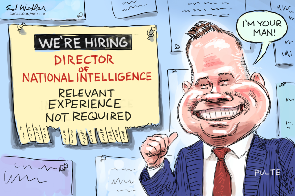 Ed Wexler’s latest political cartoons
