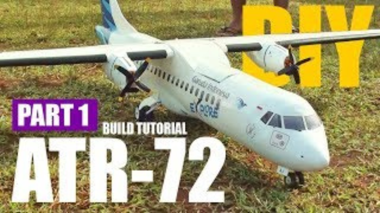 How to build twin motor ATR-72 600 RC plane part 1