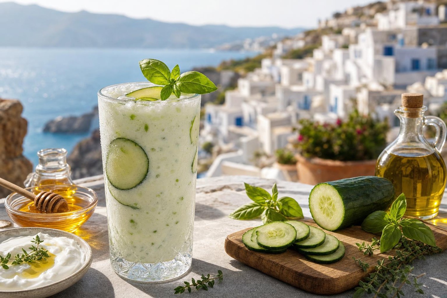 Canicule : cette boisson glacée au concombre et au yaourt, le secret ...