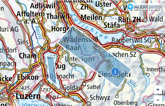 Darum fliegt diese Woche ein Helikopter tief über Zürich und Zug