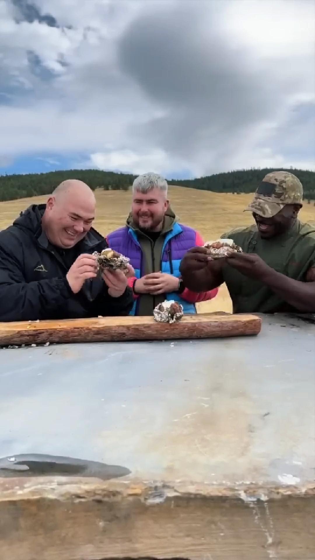 Chef Rush tries the ultimate loaded campfire potato