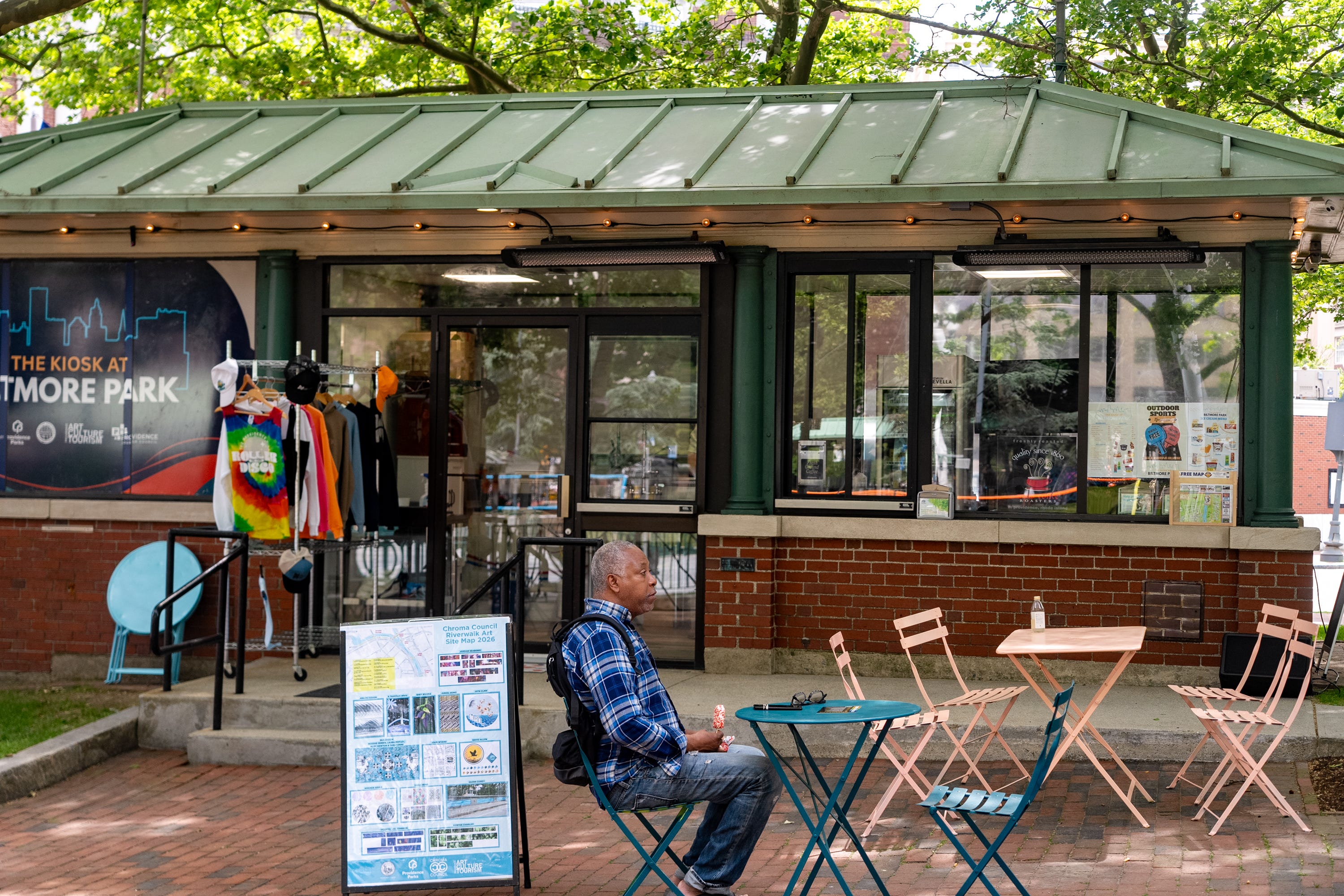 Underused Providence park space now has coffee, ice cream and chess