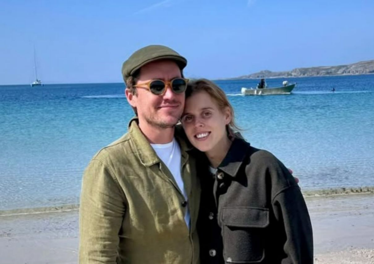 Princess Beatrice's husband defends missing family after cozy 'glass of ...
