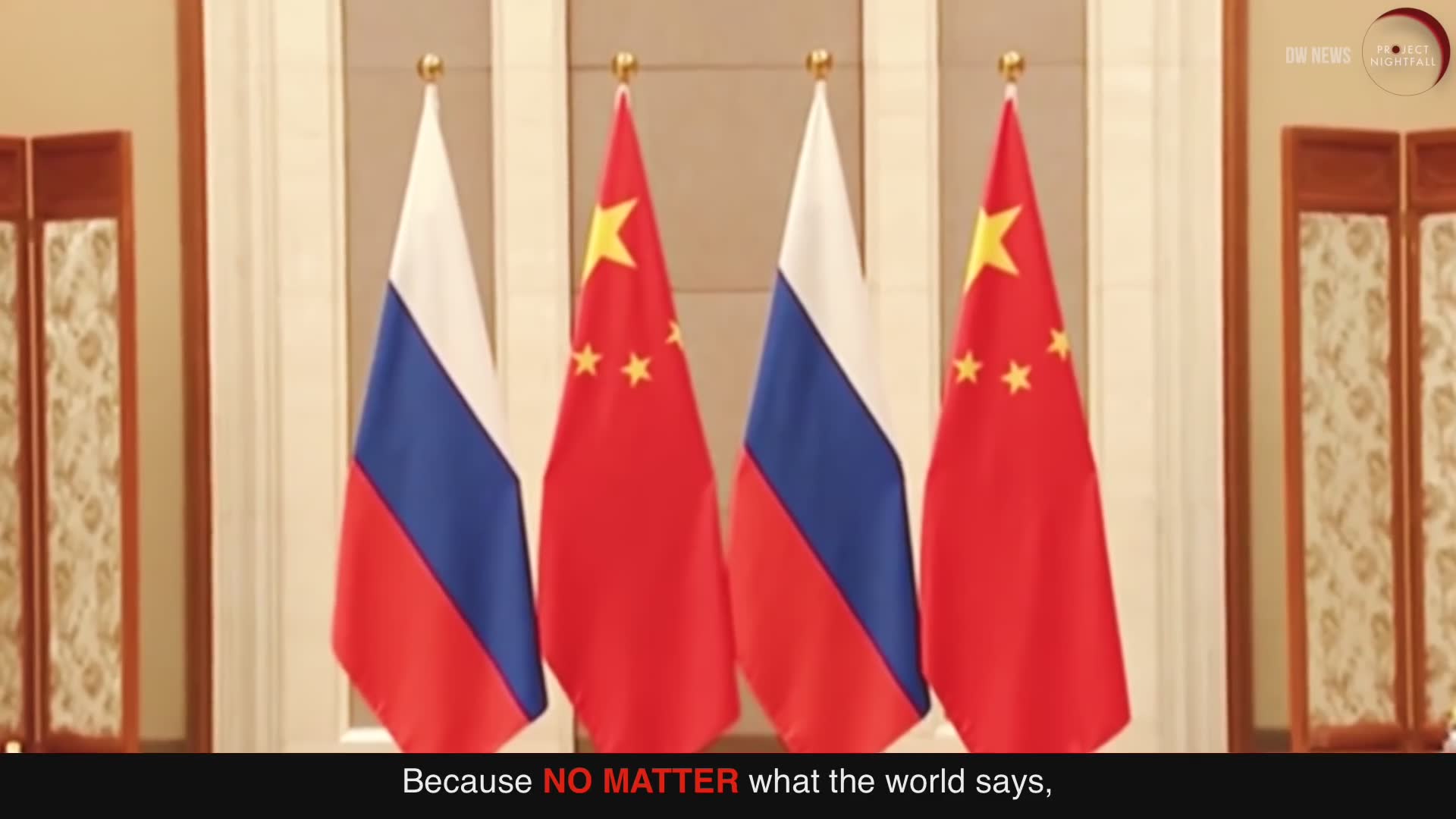 Concerning reason why China supports Russia