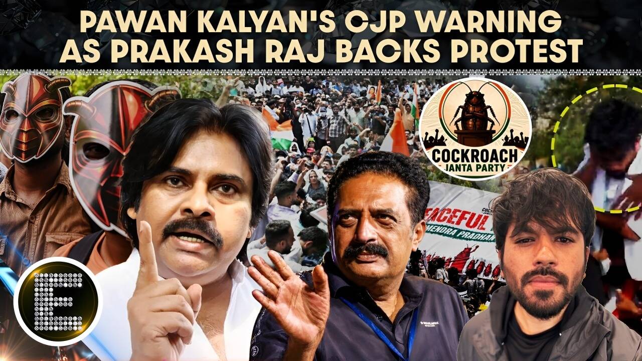Pawan Kalyan's 'small minds' remark comes a day after Prakash Raj backs ...