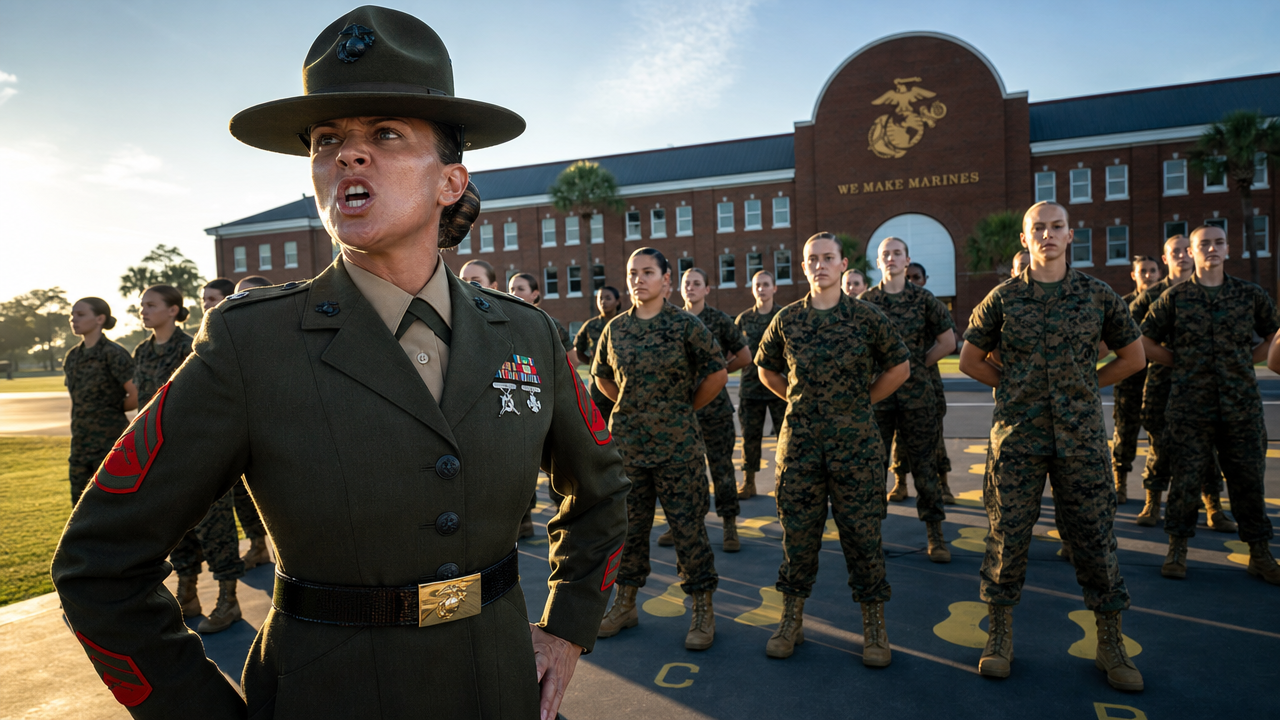Female drill instructors shatter barriers as Marines face grueling ...