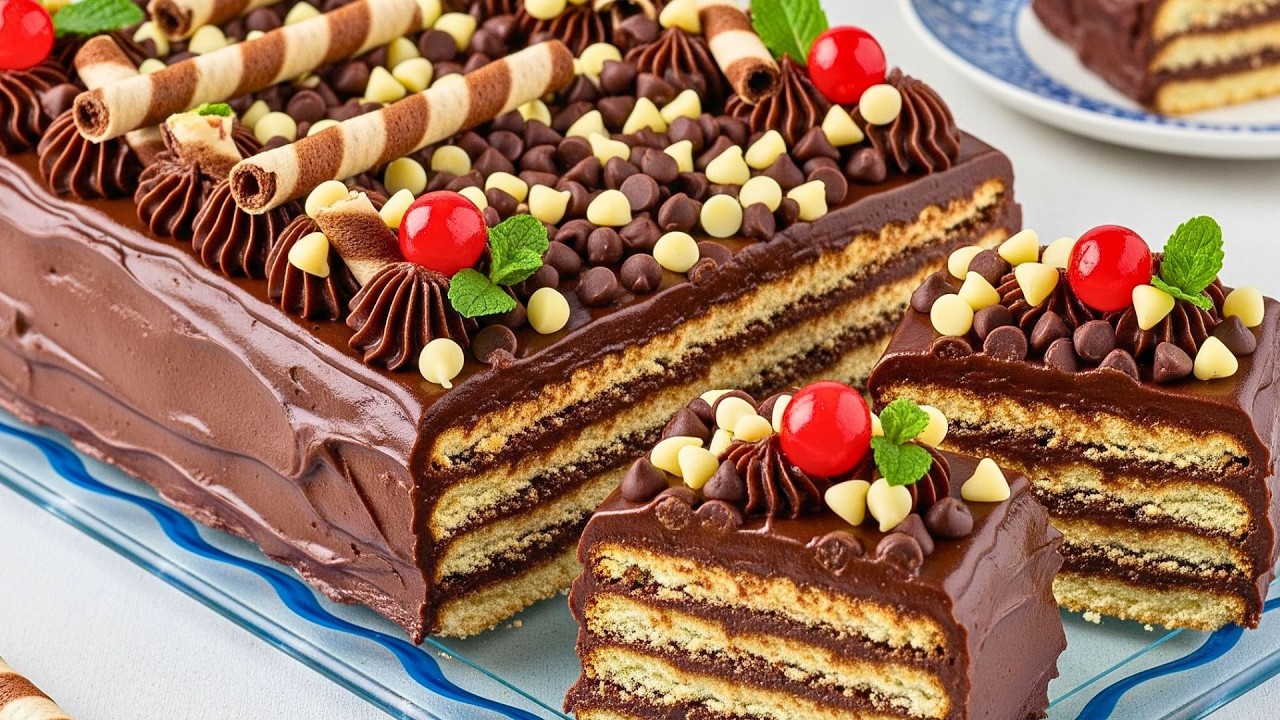 Marquesa de chocolate ¡Paso a paso!