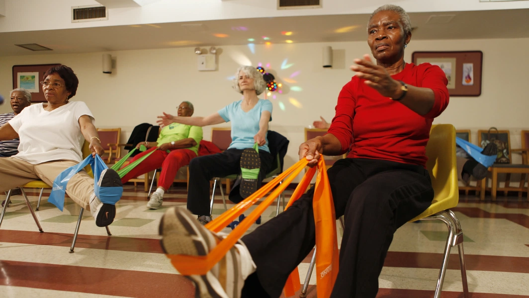 Chair exercises to strengthen legs and improve mobility after 60