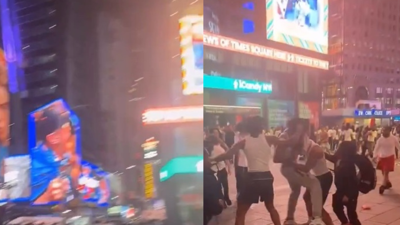 Video: Gunshots, Chaos Erupt In Times Square After New York Knicks Wins ...