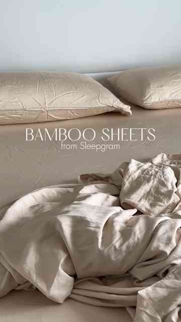 Luxury bamboo bedding for a softer night of sleep