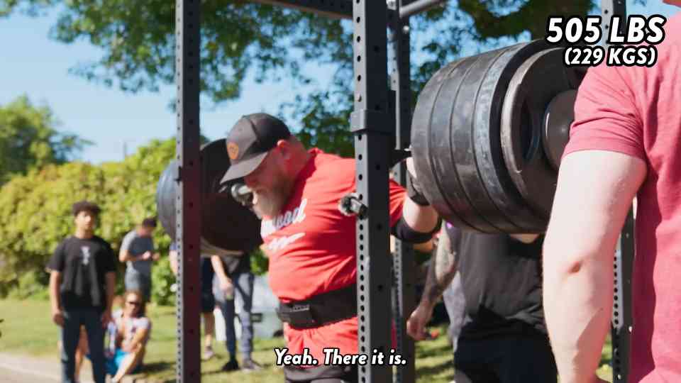 Nobody expected a 160-pound guy to squat 405 - then he did it easily