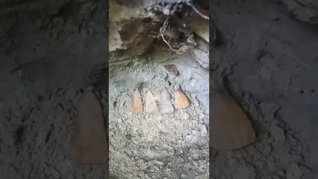 One ancient blade became a cache, “still in the dirt,” then the find ...