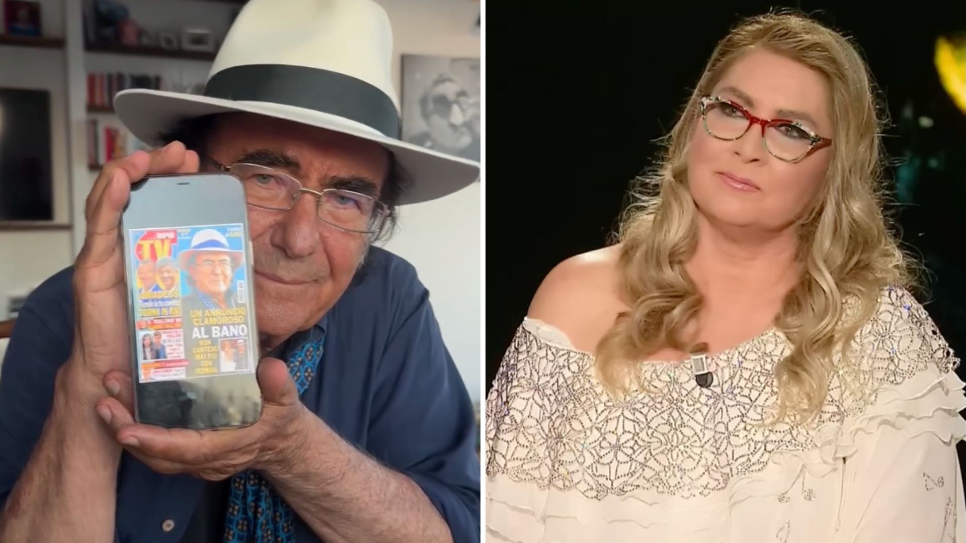 Al Bano legge il titolo su Romina Power e non riesce a crederci: "Non l ...