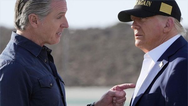 Kaliforniens Gouverneur Newsom droht Trump: „Halte meine Frau raus“