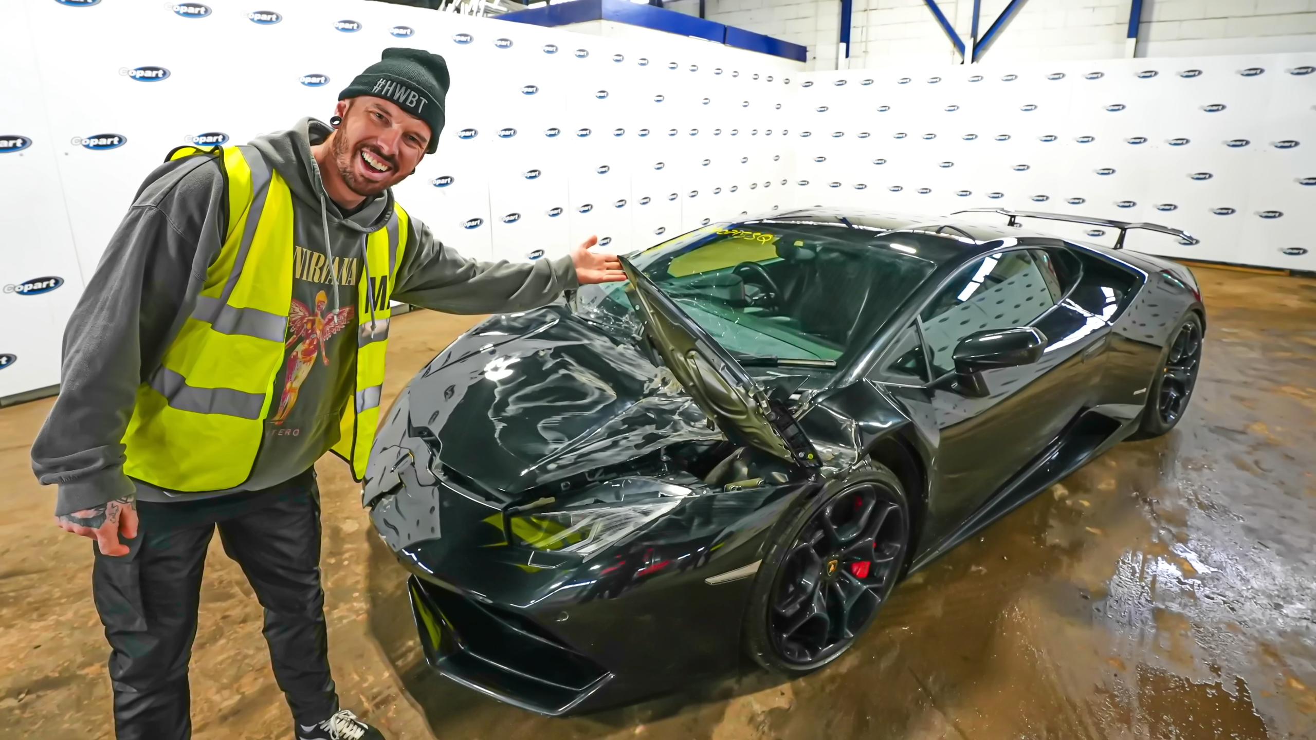 He won this supercar - then crashed it before he could enjoy it