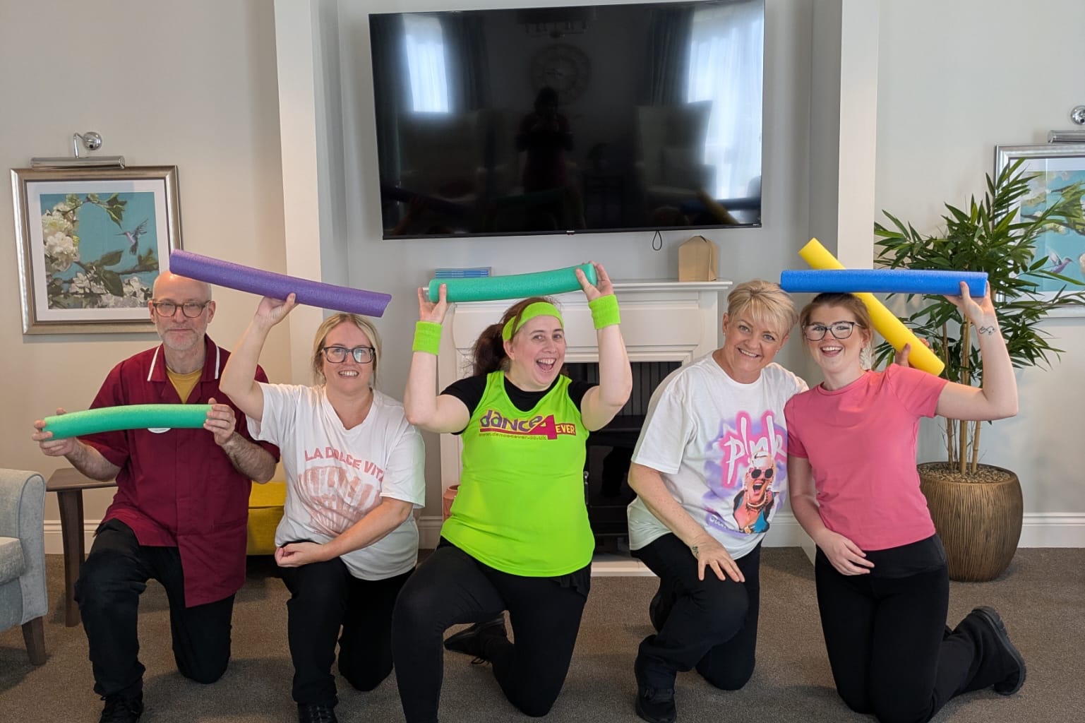 Mandy the motivator helps Astley View Care Home celebrate Carers Week