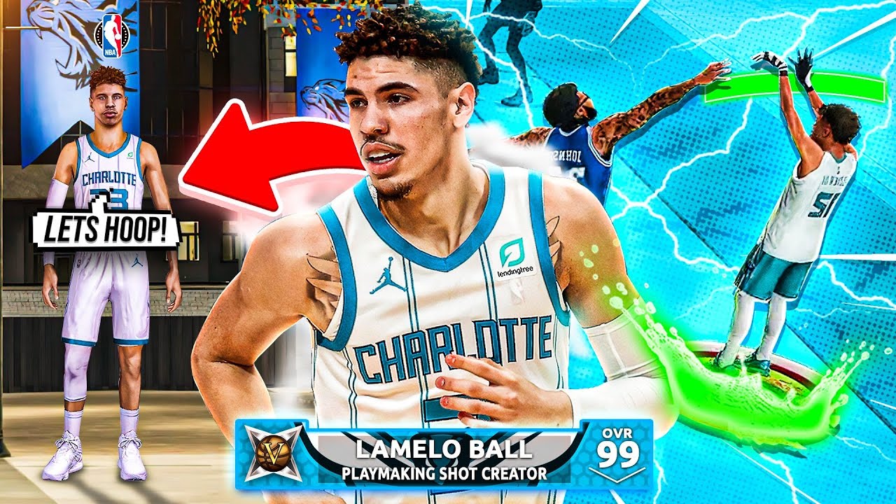 Dominate NBA 2K21 current gen with the most broken LaMelo Ball guard build