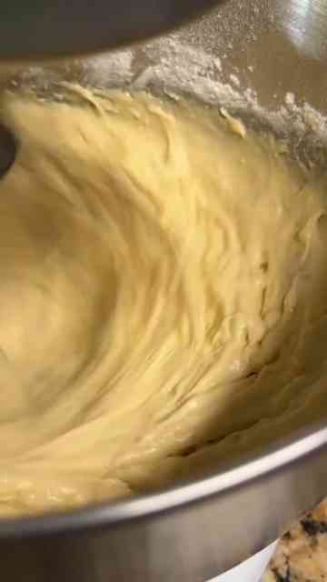 Banana chocolate chip muffins made with a stand mixer