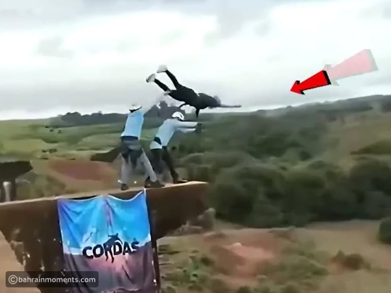 Woman dies after instructors fail to attach rope-jumping cord in Brazil