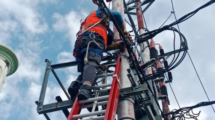 PLN Ternate gerak cepat tangani kabel JTR yang jatuh di Gamalama ...