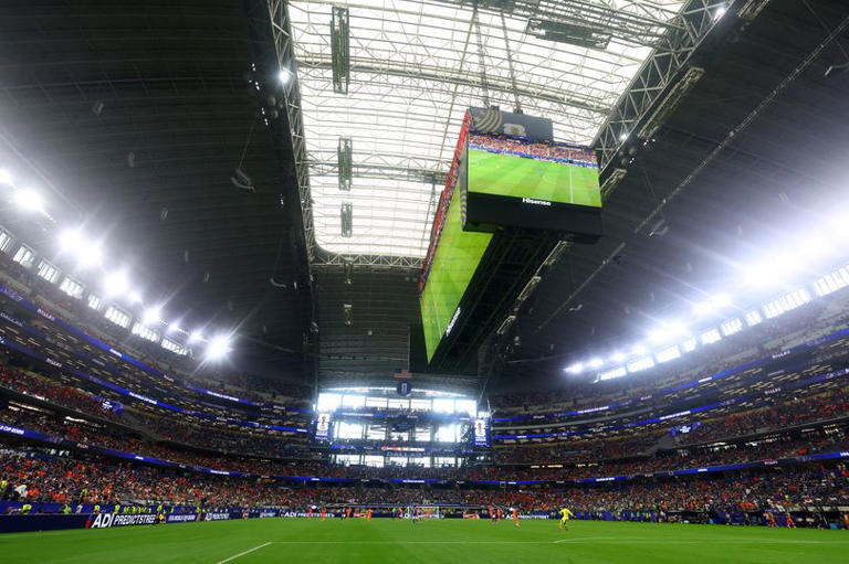 Inside the World Cup stadium hosting England's first game - with giant ...