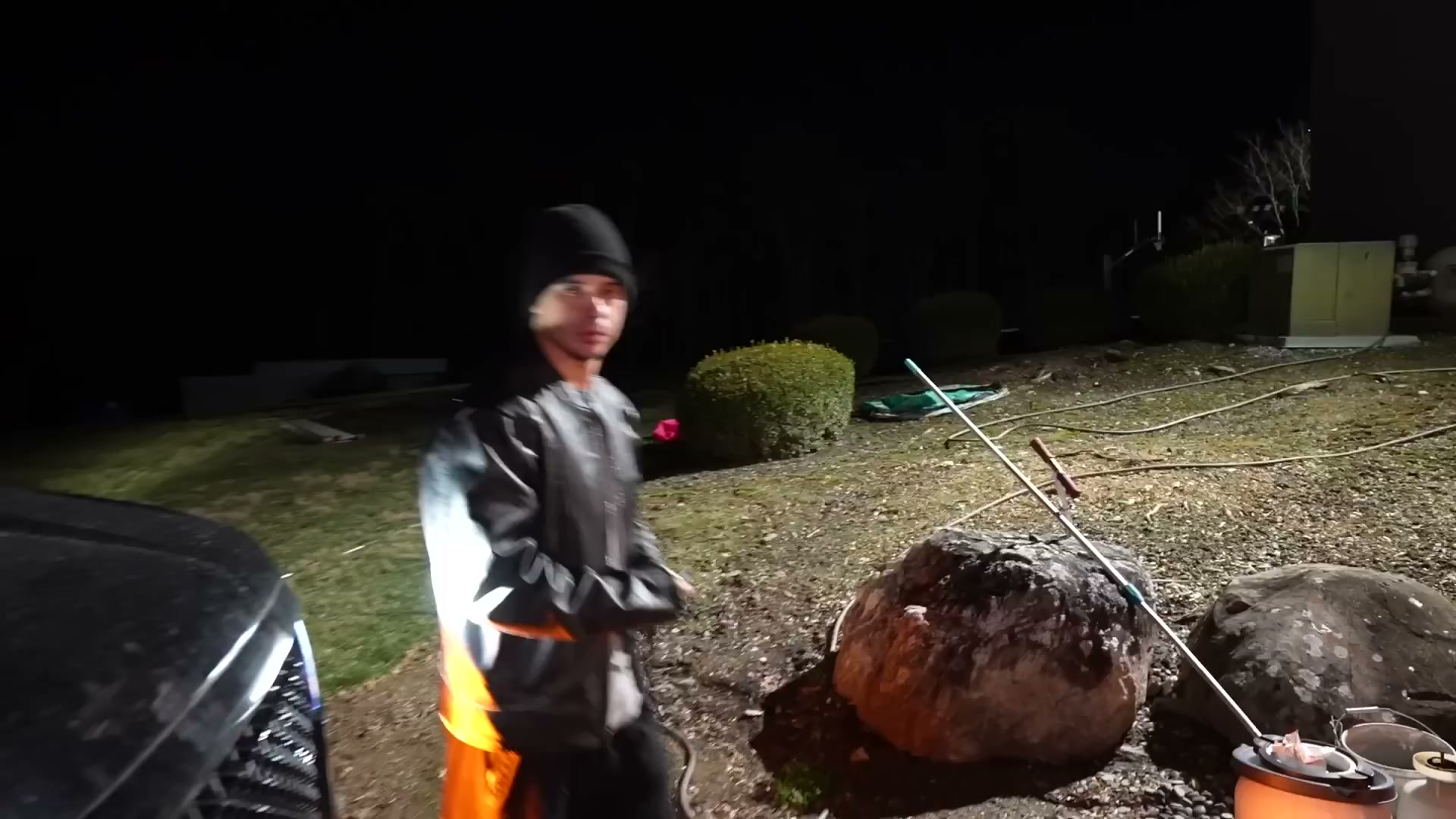 They thought bears knocked over the trash - then security footage ...