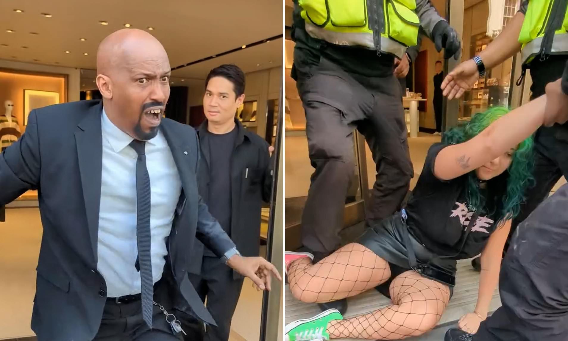 Calls for security guard to get a pay rise after anti-fur protesters ...