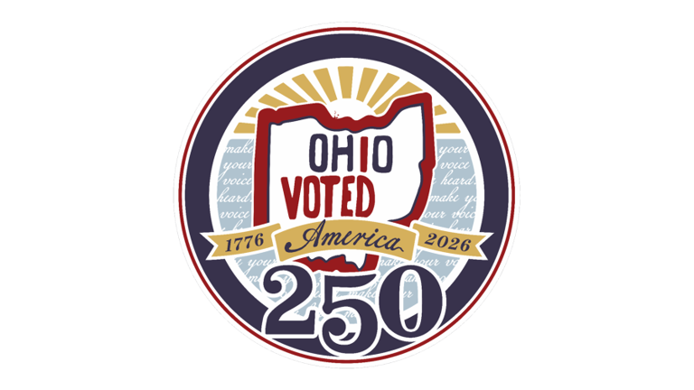 Ohio unveils limited edition 'I Voted' sticker for America 250