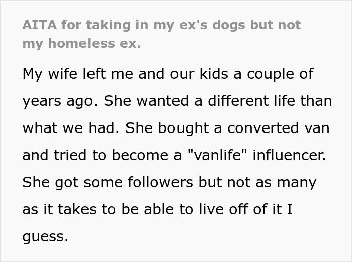 Woman leaves to live her “vanlife” influencer fantasy, demands family ...