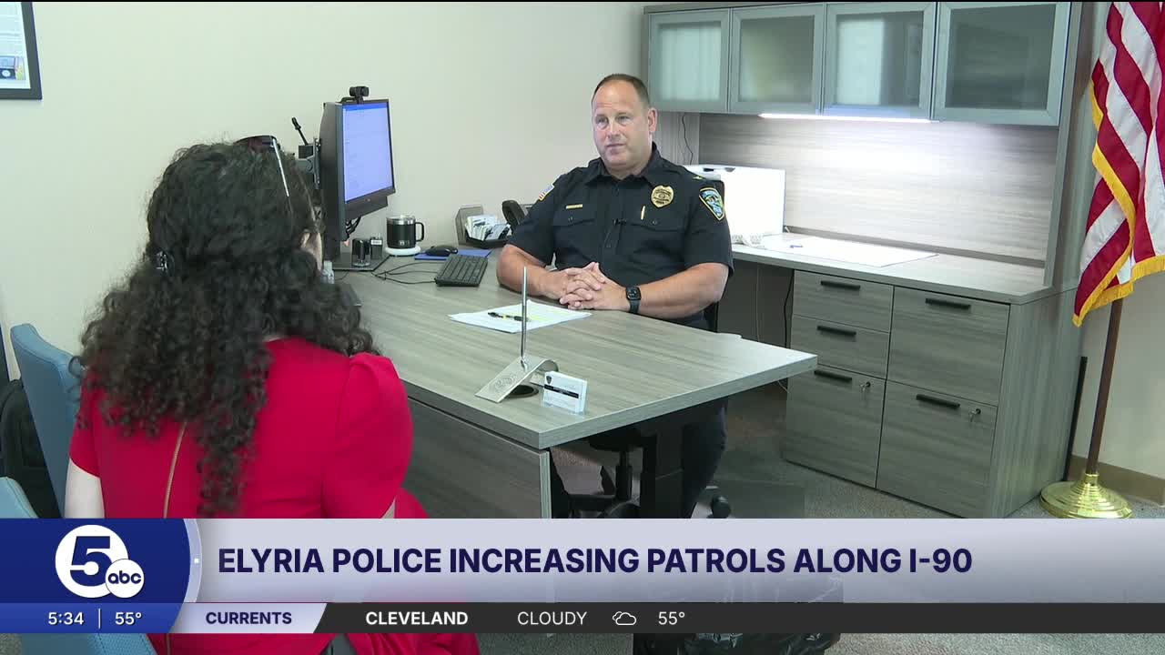 Elyria Police Department cracks down on speeders along Interstate 90