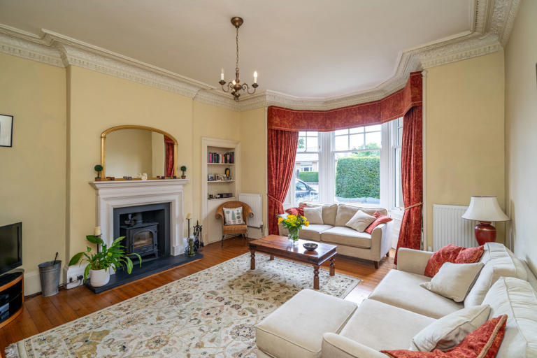 Semi-detached Edinburgh four-bedroom family home with wonderful gardens ...