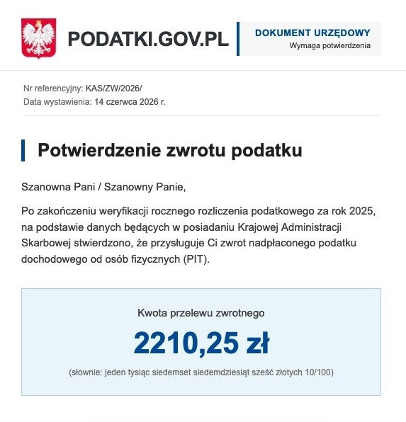 Uwaga na oszustów! Kolejna fala fałszywych maili i SMS–ów. Jeden trafił ...