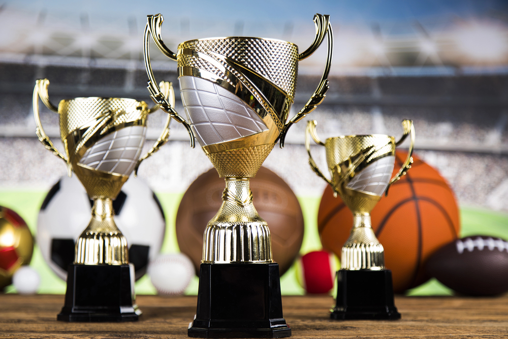 Old trophies and awards from decades past that certain collectors ...