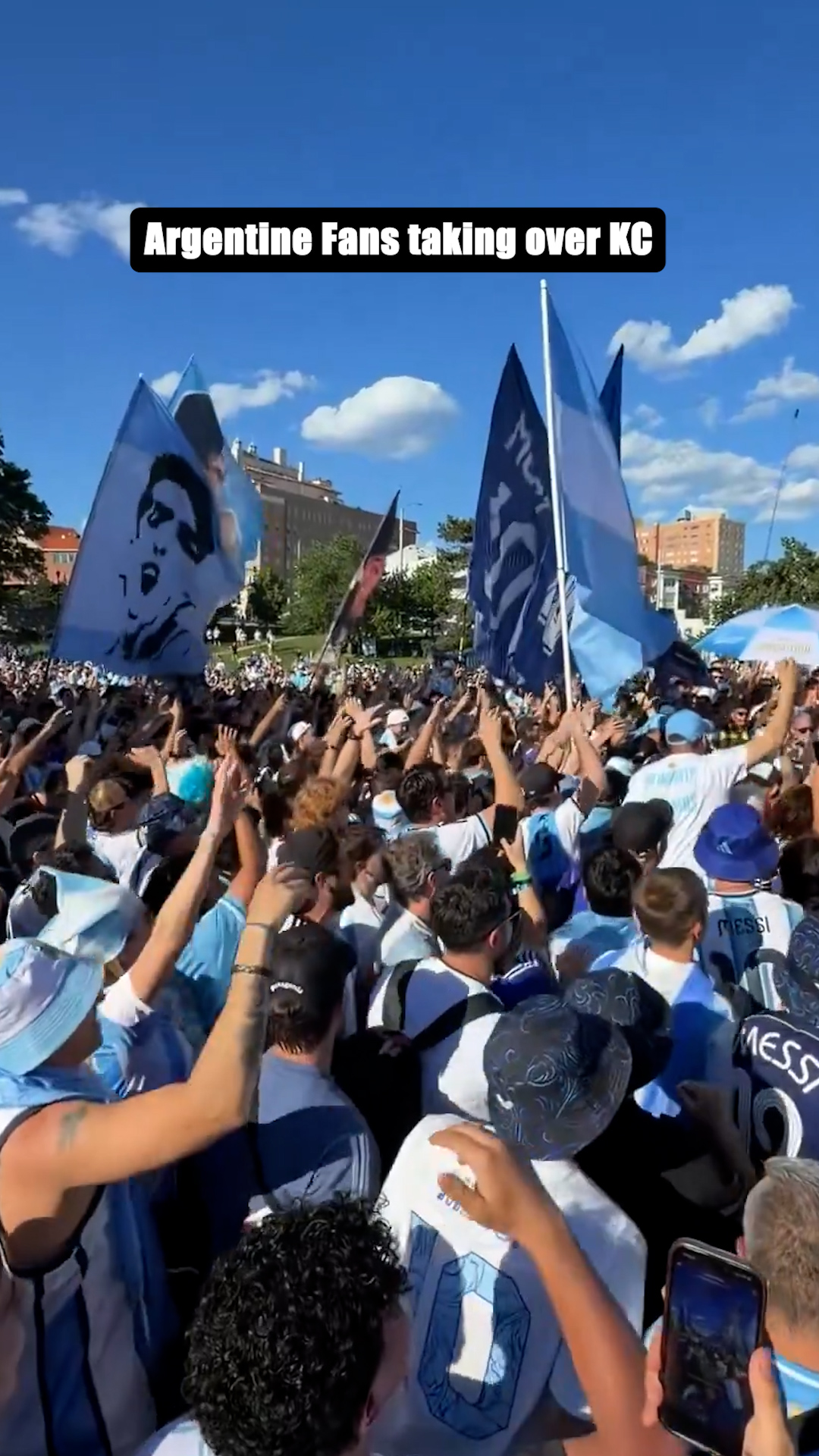 Argentine fans organize 'banderazo' rally in Kansas City