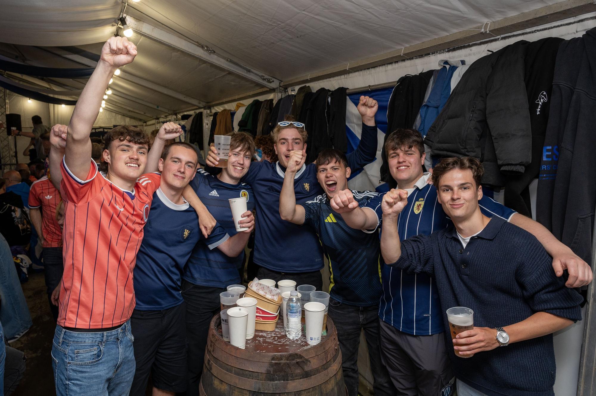 In pictures: Falkirk FC World Cup fanzone cheer on Scotland to victory ...