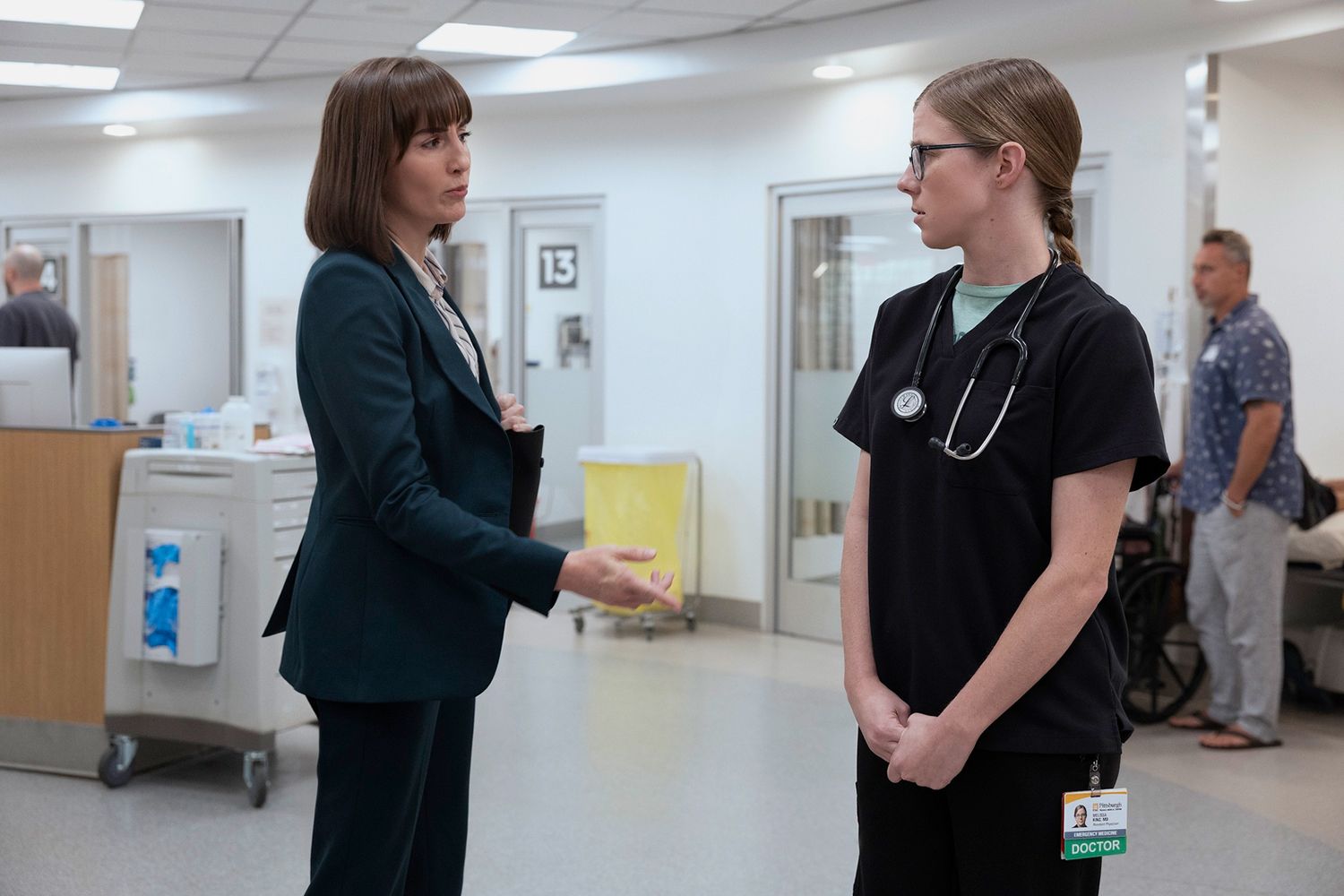 “The Pitt”’s Alison Haislip reveals Noah Wyle's reaction after she went ...