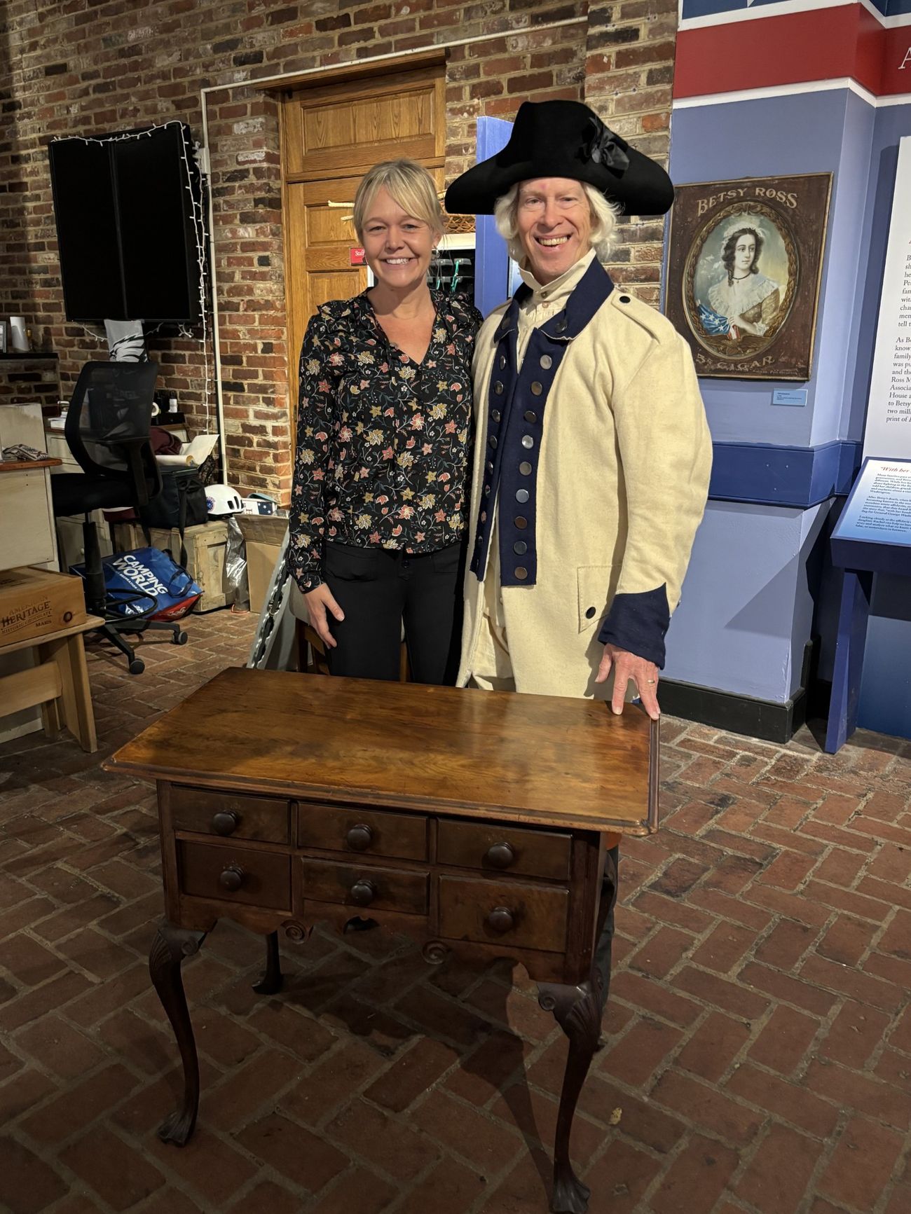 You can now see Betsy Ross’ sewing table in Philadelphia, thanks to a ...