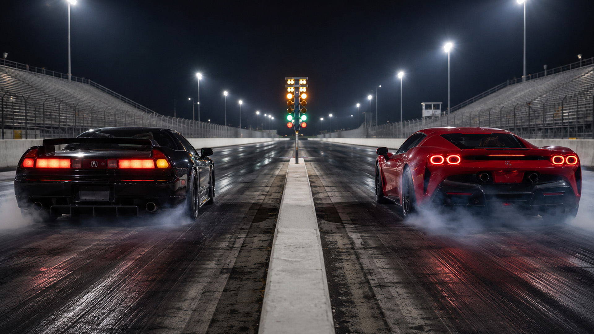 Modified Acura NSX faces Ferrari SF90 in drag race