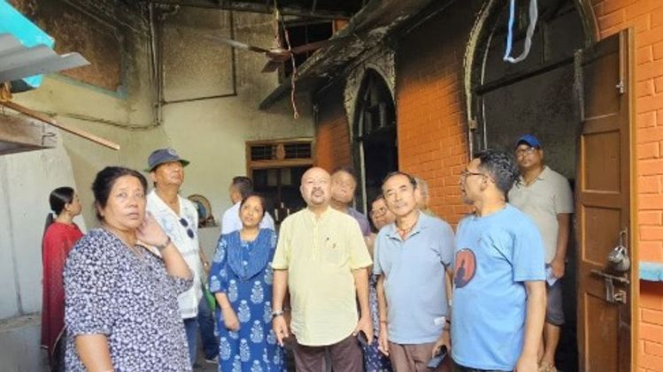 Fire damages Sri Satya Sai Nilayam Mandir in Sikkim's Jorethang; probe ...