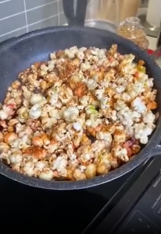 Rainbow popcorn that pops with color and is surprisingly easy to make