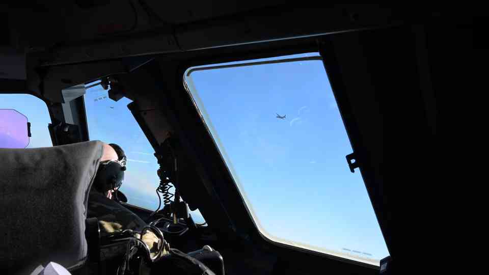 RAF Airbus A400M Atlas low-level flight during RED FLAG in Alaska