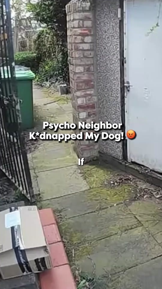 Watch how my Karen neighbor stole my dog