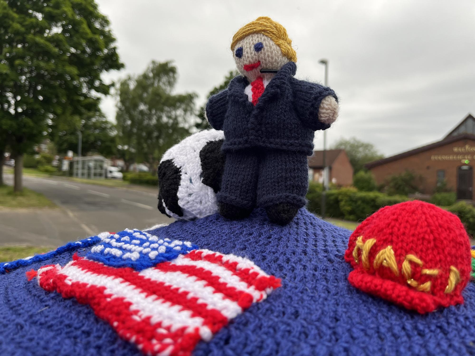 Chesterfield post-box topper celebrates World Cup - as England prepare ...