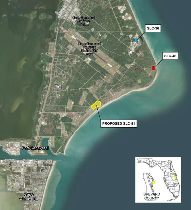 US military eyes new Cape Canaveral launch site near Port Canaveral