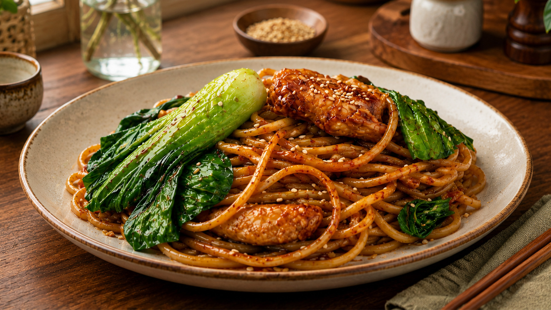 How to make chicken chow mein at home