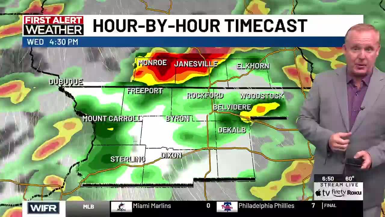 Tracking severe storm potential for tomorrow
