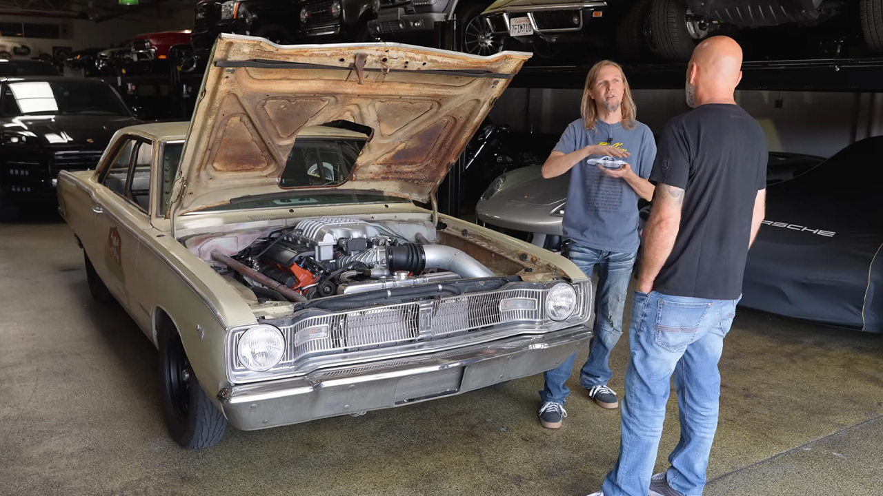 This '67 Dodge Dart gets a Hellcat engine swapped